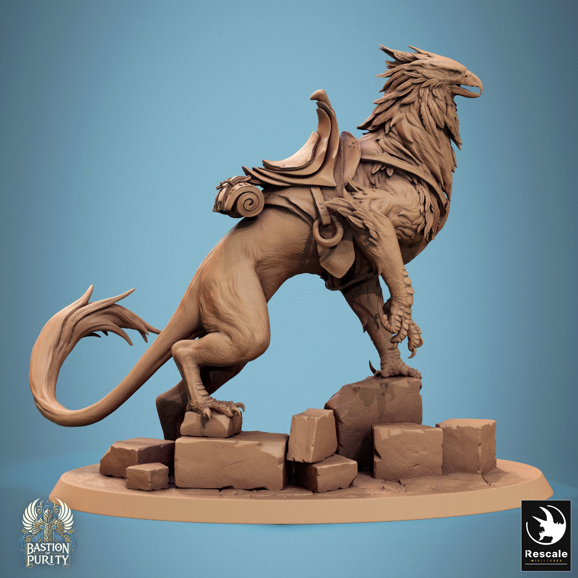 Bastion of Purity - Gryph - Stance 1 - Saddle – Resin Reborne