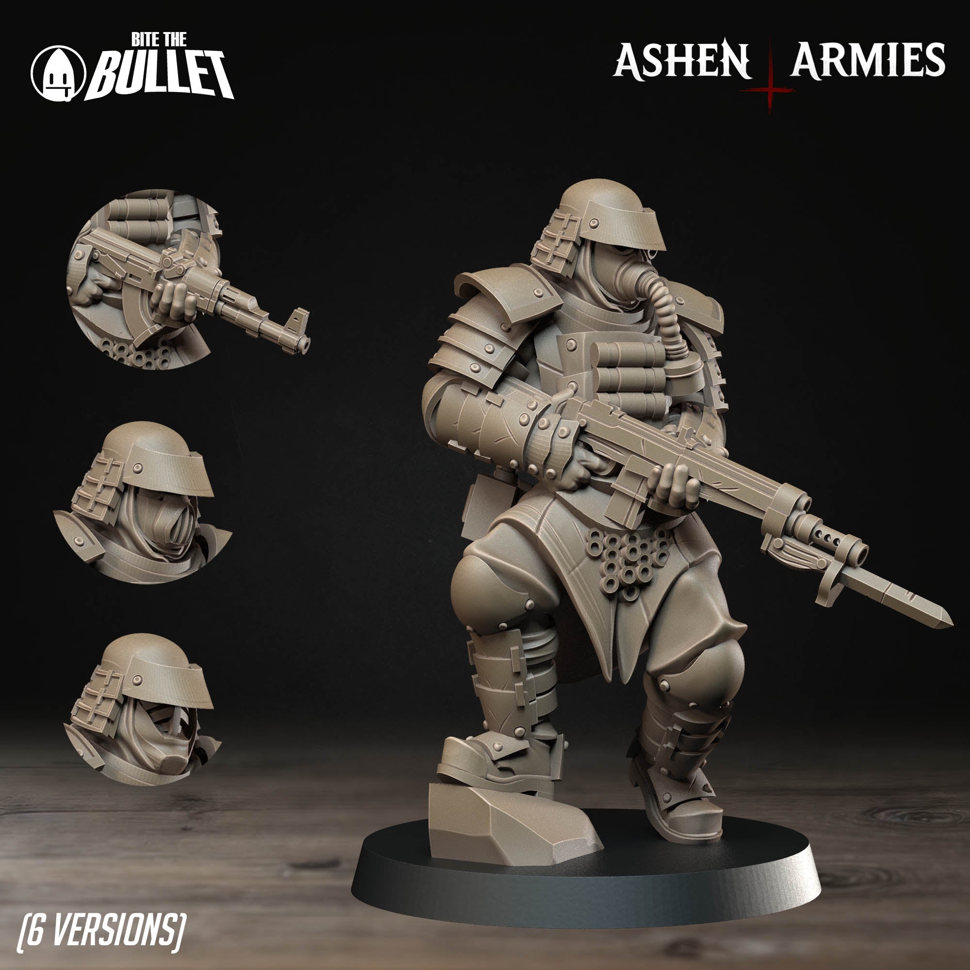 Ashen Armies: Holy Shogunate - Combat Engineer, Bayonet – Resin Reborne