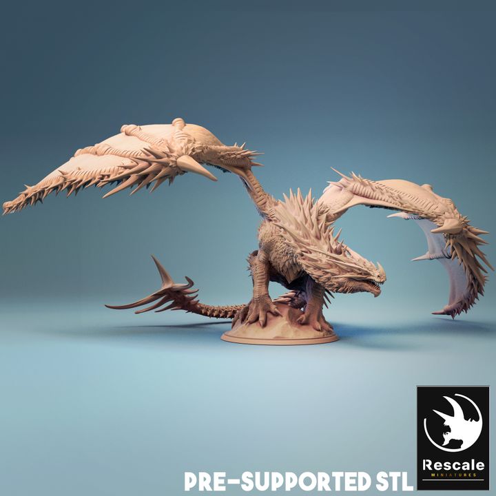 Adult Red Dragon – Resin Reborne