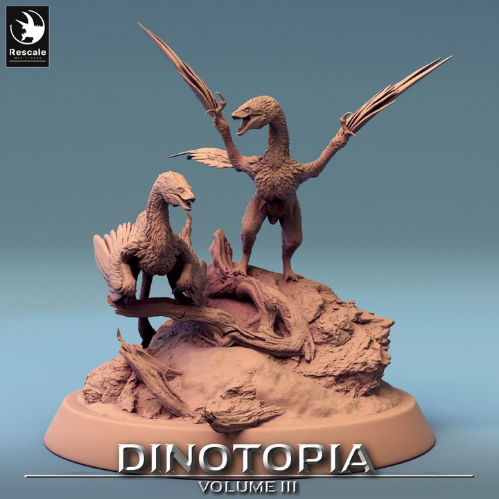 Dinotopia - Micro Raptors - Wild Rock – Resin Reborne