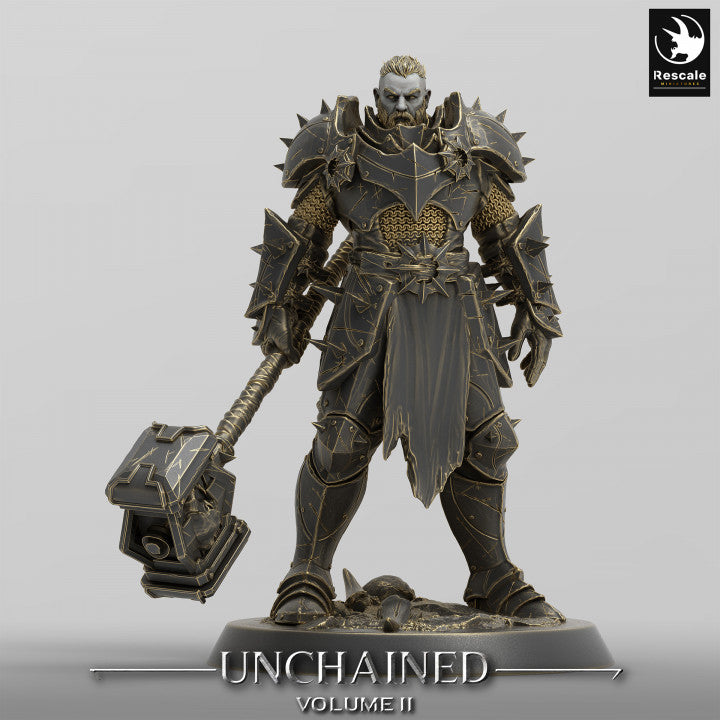 Unchained - Warrior - Stand - Big Hammer – Resin Reborne