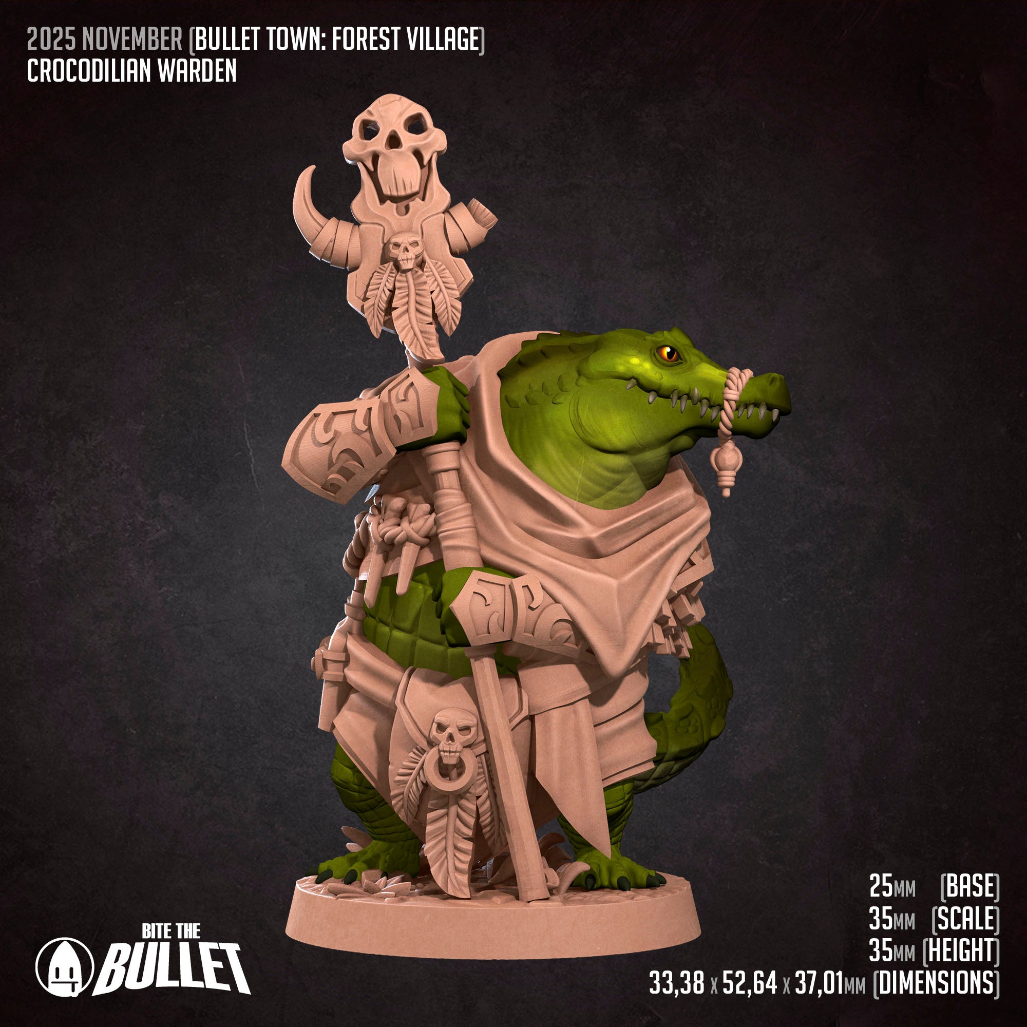 Crocodile Warden - shaman – Resin Reborne