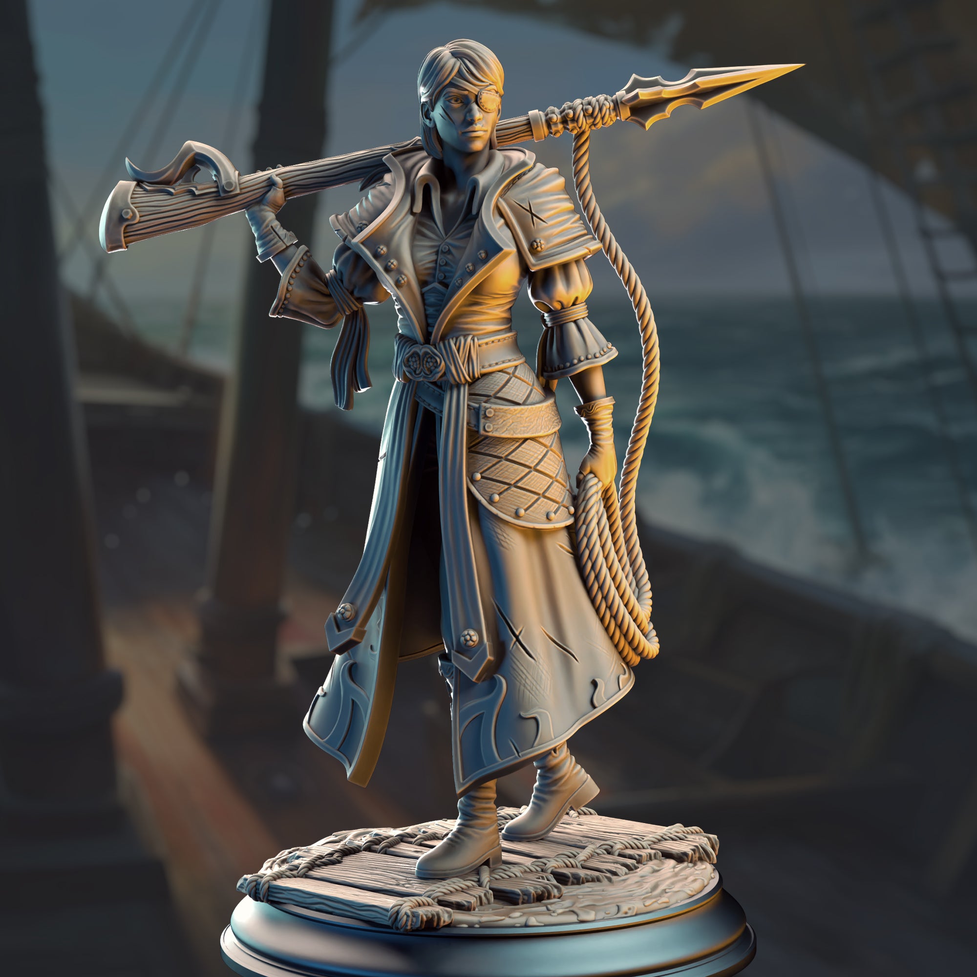 Harpoon Marksman - Fiona Dead-Eye Stuggart – Resin Reborne