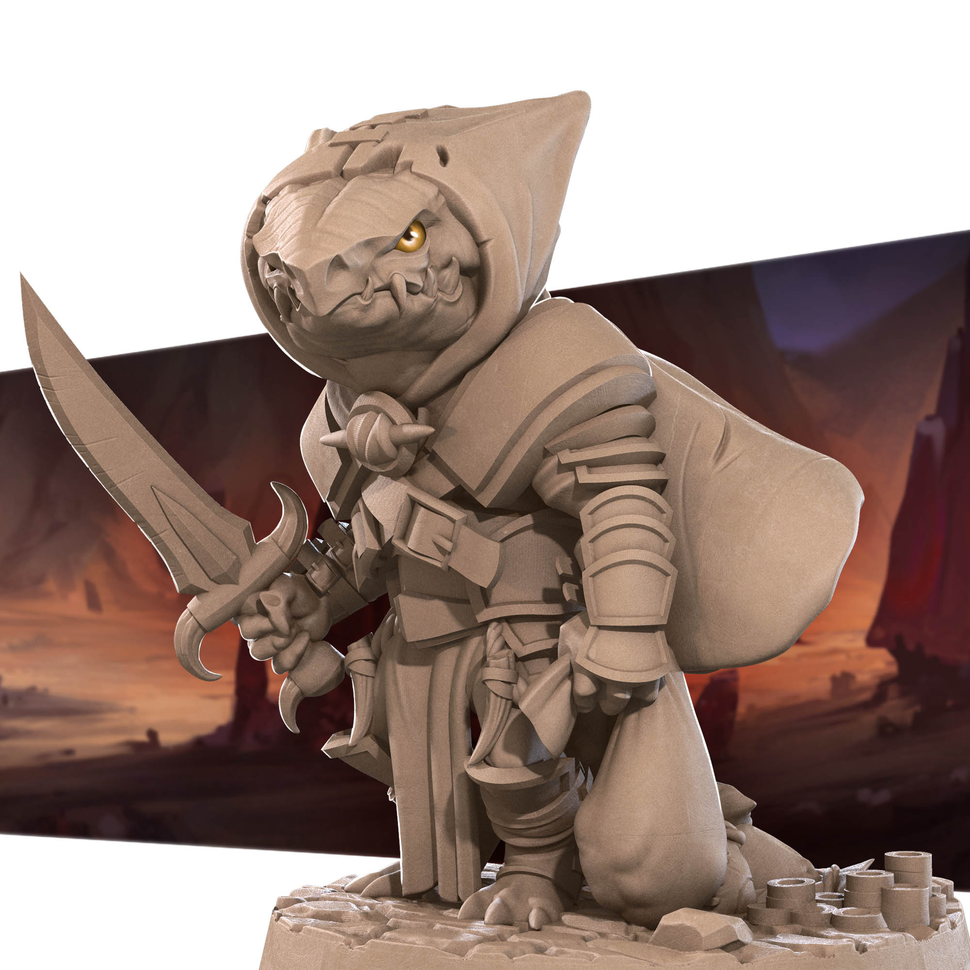 Rogue - Pathfinder Kobold – Resin Reborne