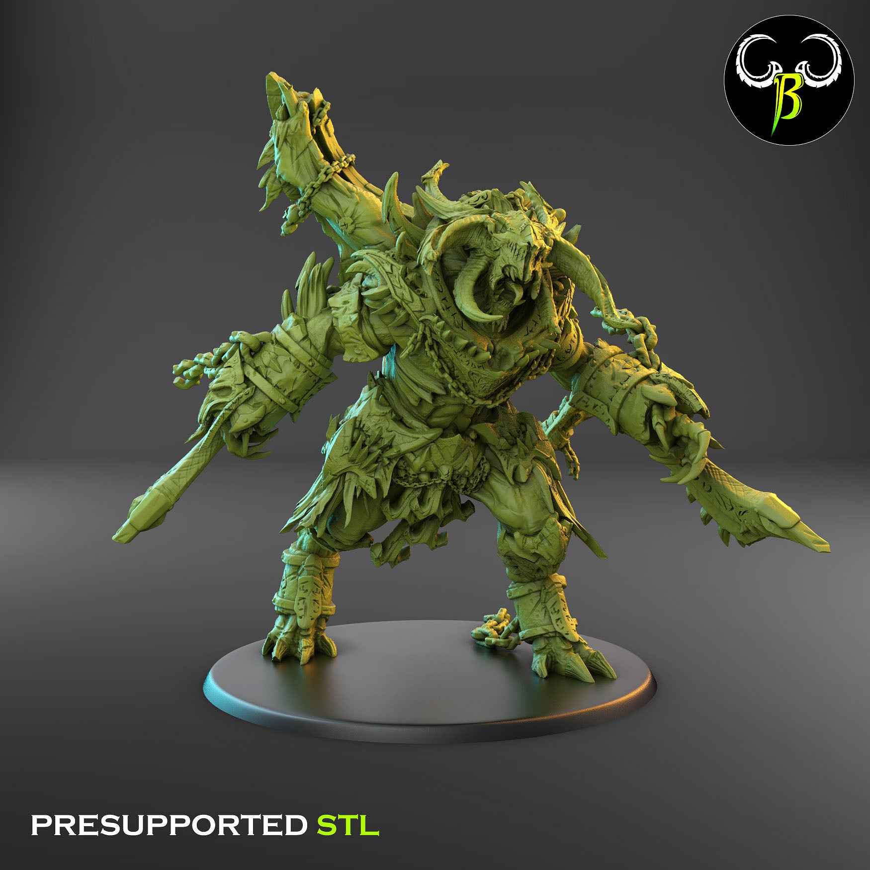 Unleashed Destroyer - Brutal Demon warrior – Resin Reborne