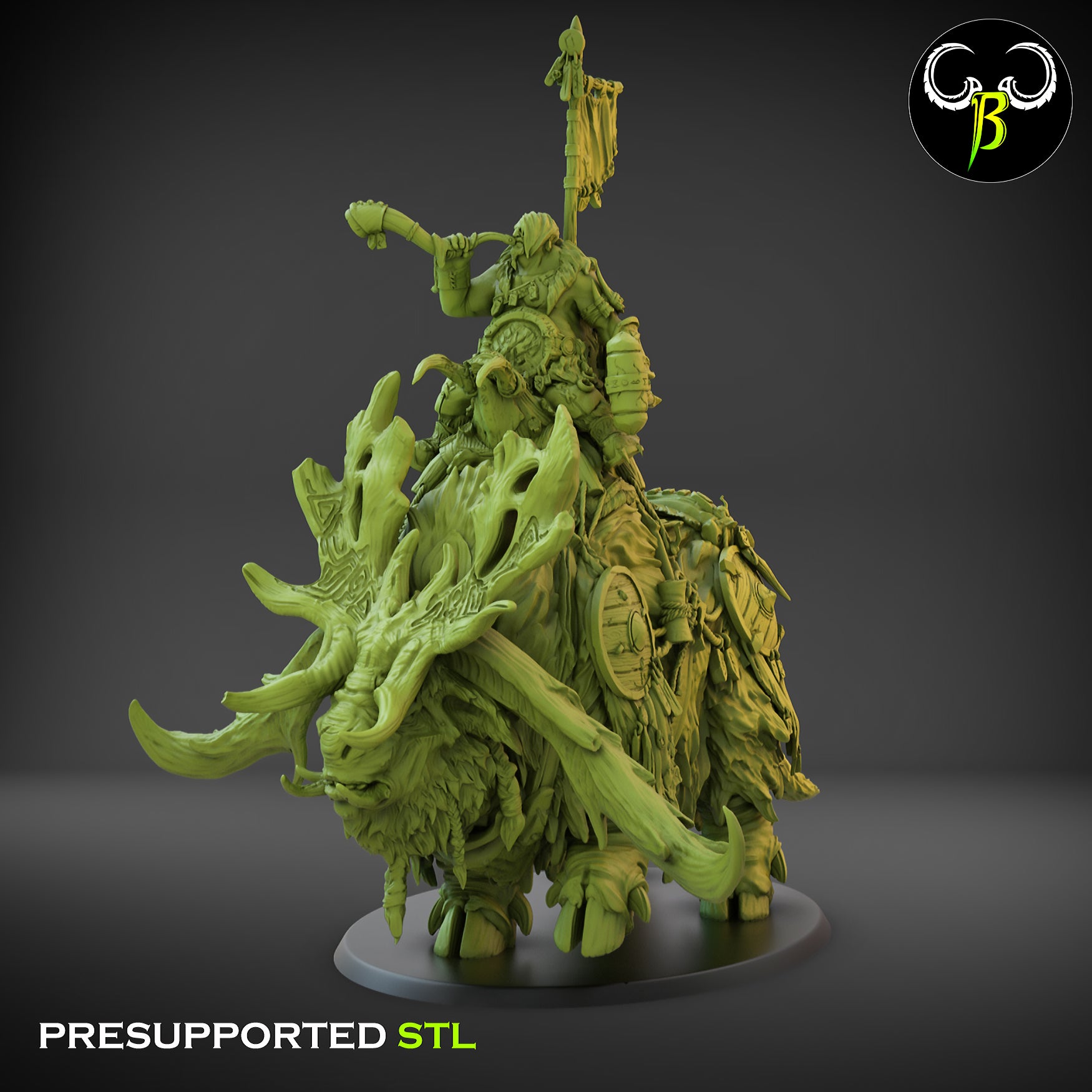 Frost Tusk Rider - Giant Lords – Resin Reborne