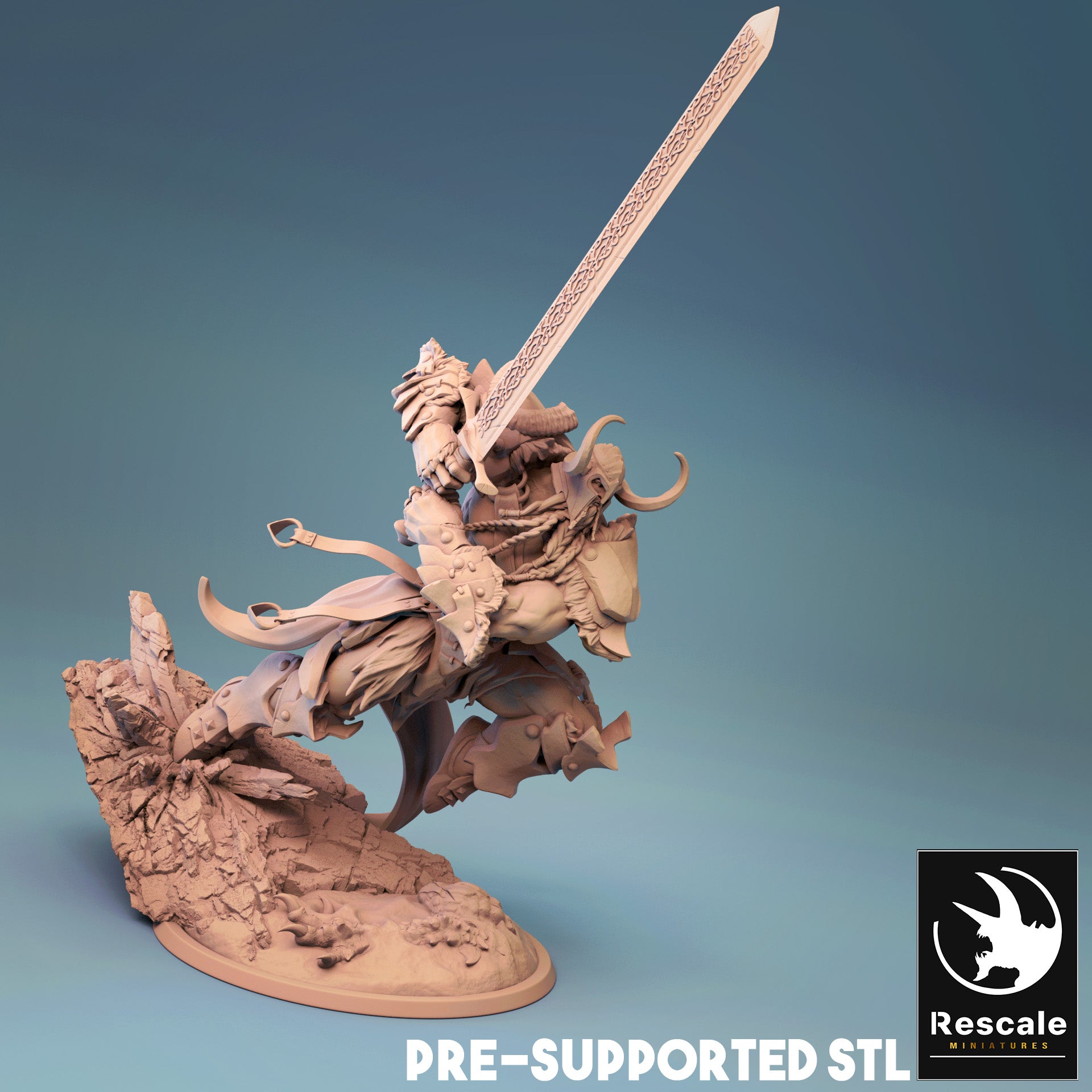 Storm Giant Barbarian - Warrior - Charge – Resin Reborne